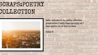 poetry collection at emaze Presentation