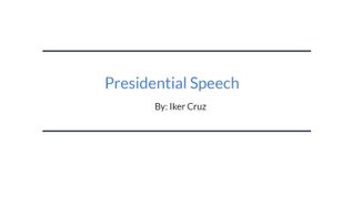 Presidential Speech at emaze Presentation