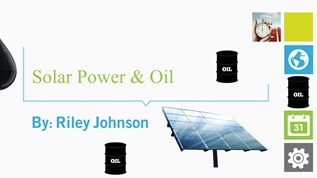 Solar Power vs. Oil at emaze Presentation
