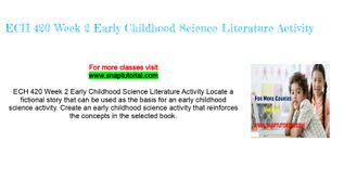 ECH 420 Inspiring Communication snaptutorial.com at emaze Presentation