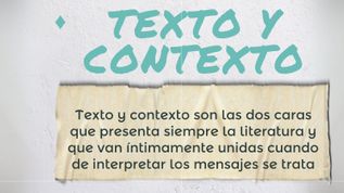 TEXTO Y CONTEXTO at emaze Presentation