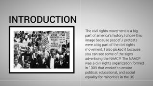 Civil Rights Project at emaze Presentation
