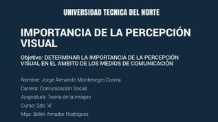 IMPORTANCIA DE LA PERCEPCIÓN VISUAL at emaze Presentation