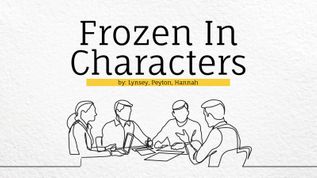 Frozen In Characters at emaze Presentation