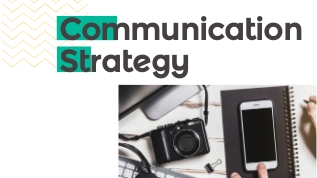 Communication Strategy at emaze Presentation