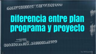 Diferencia entre plan programa y proyecto at emaze Presentation