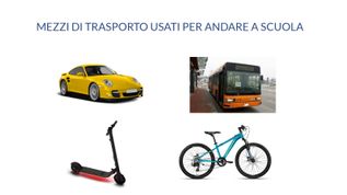 MEZZI DI TRASPORTO USATI PER ANDARE A SCUOLA at emaze Presentation