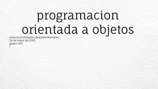 programa cion orientada a objetos at emaze Presentation