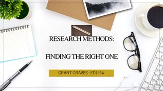 RESEARCH METHODS:FINDING THE RIGHT ONE at emaze Presentation