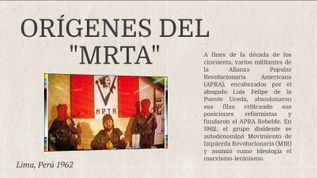 ORÍGENES DEL "MRTA" at emaze Presentation