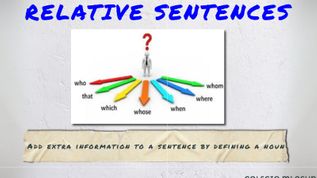 RELATIVE SENTENCES at emaze Presentation