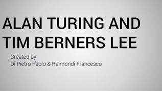 Alan turing and Tim Berners LEE at emaze Presentation