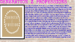 GENERATION Z PROFESSIONS at emaze Photo Album