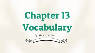 chapter 13 vocab at emaze Presentation