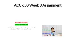 ACC 650 Inspiring Communication snaptutorial.com at emaze Presentation