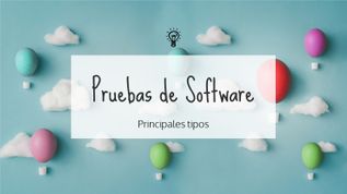 Tipos de pruebas de software at emaze Presentation