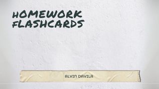 hOMEWORK fLASHCARDS at emaze Presentation