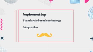 Implementing standards-based technology integration at emaze Presentation