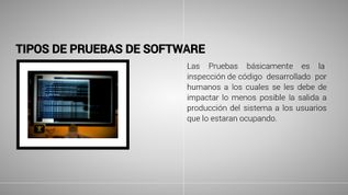 Tipos de pruebas de software at emaze Presentation