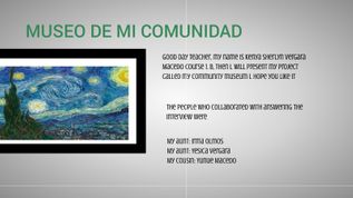MUSEO DE MI COMUNIDAD at emaze Presentation