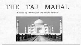 THE TAJ MAHAL at emaze Presentation