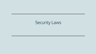 Security Laws at emaze Presentation