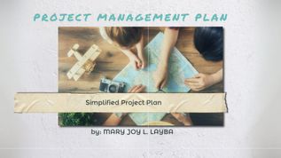 project management plan at emaze Presentation