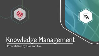 Knowledge Management at emaze Presentation