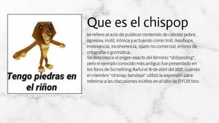 Como saberle al chispop at emaze Presentation