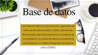 Base de datos at emaze Presentation