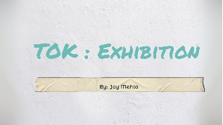 TOK: Exhibition at emaze Presentation