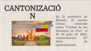 CANTONIZACIÓN DE CHONE at emaze Presentation