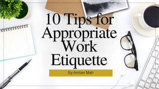 10 Tips for Appropriate Work Etiquette at emaze Presentation