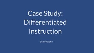 Case Study: Differentiated Instruction at emaze Presentation