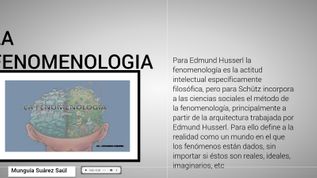La Fenomenologia at emaze Presentation