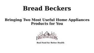 Bread Beckers at emaze Presentation