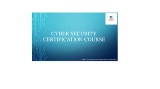 Cyber Security Certification Course at emaze Presentation