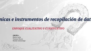 Técnicas e instrumentos de recopilación de datos at emaze Presentation