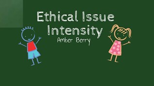 Ethical Issue Intensity at emaze Presentation