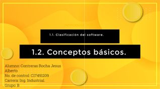 1.1. Clasificación del software. 1.2. Conceptos básicos. at emaze Presentation
