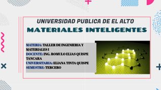 MATERIALES INTELIGENTES at emaze Presentation