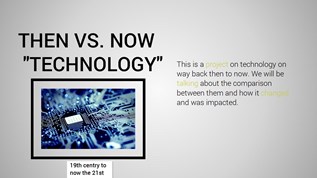 Then vs. Now at emaze Presentation