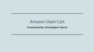 Amazon Smart Cart at emaze Presentation