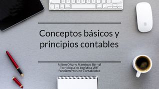 Conceptos básicos y principios contables at emaze Presentation