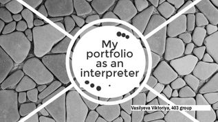 My portfolio as an interpreter. at emaze Presentation