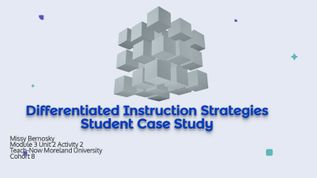Differentiated Instruction StrategiesStudent Case Study at emaze Presentation