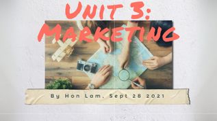 Unit 3: Marketing at emaze Presentation