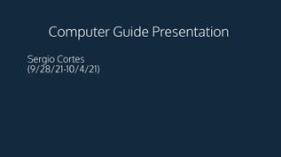 Computer Guide Presentation at emaze Presentation