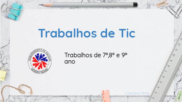 Trabalhos de Tic at emaze Presentation