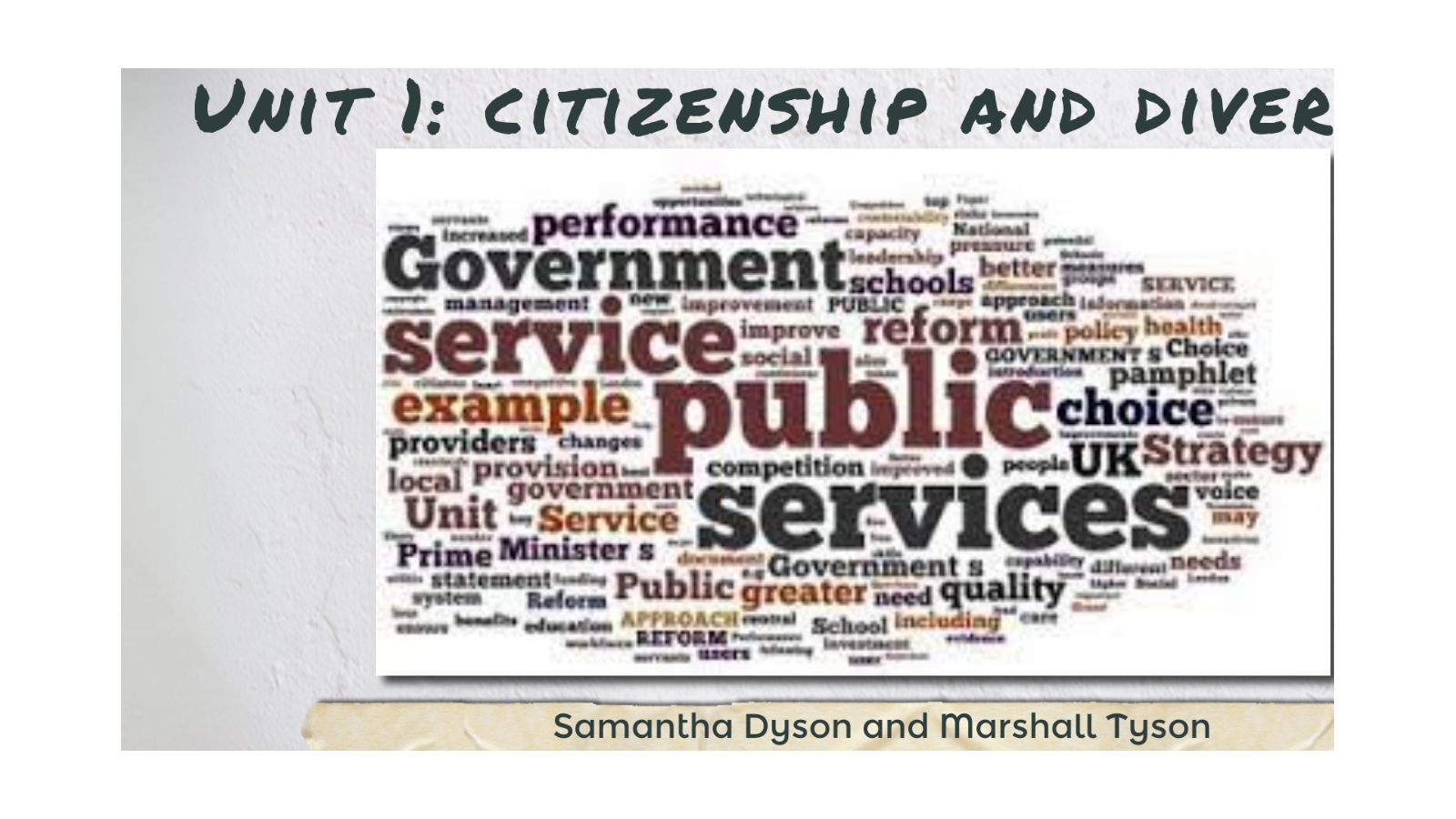 Unit 1: citizenship and diversity at emaze Presentation